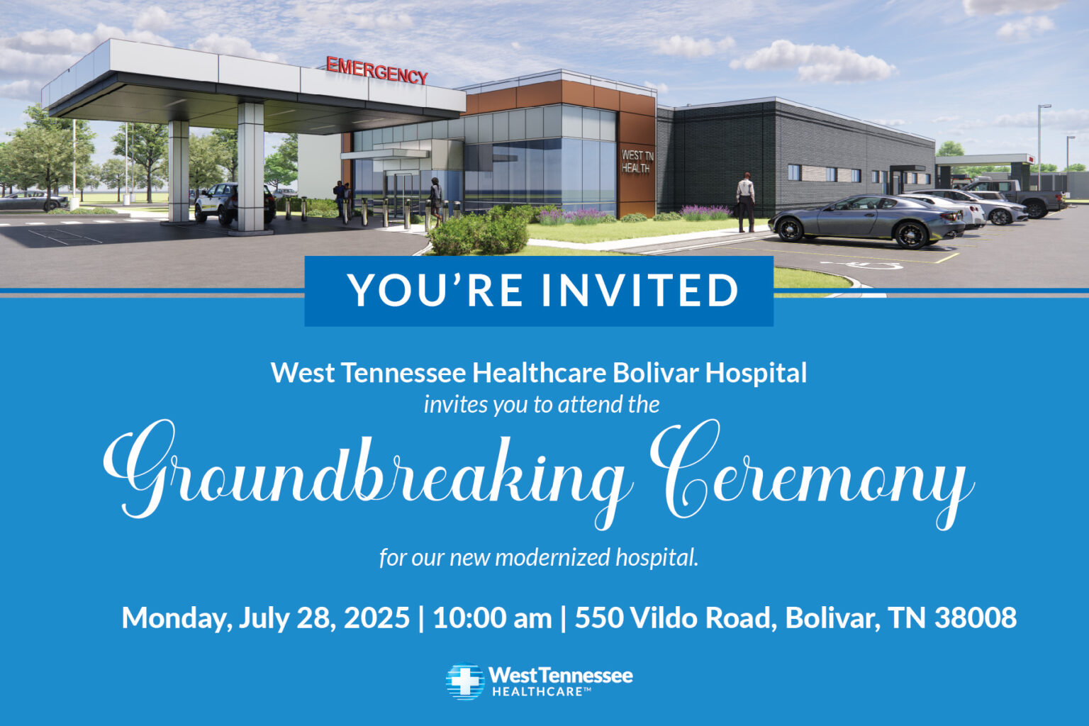 Bolivar Hospital Groundbreaking Ceremony - West Tennessee Healthcare