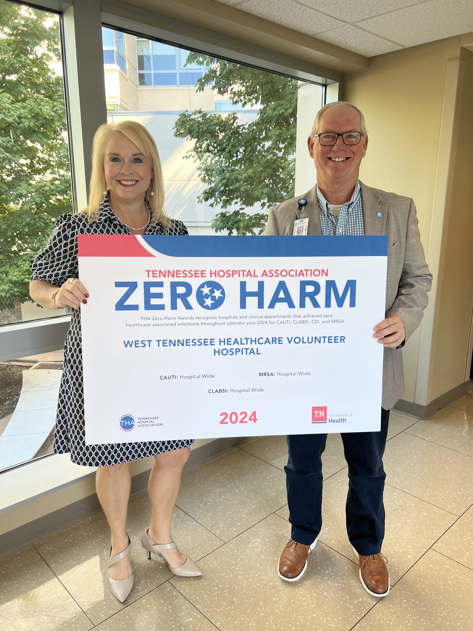 West Tennessee Healthcare Volunteer Hospital receives Zero Harm award ...